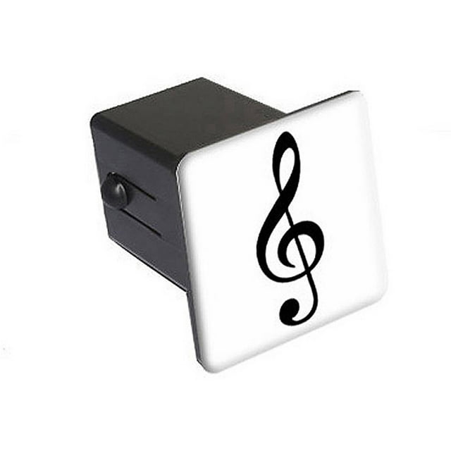 Trebel Clef Music Symbol 2" Tow Trailer Hitch Cover Plug Insert ...