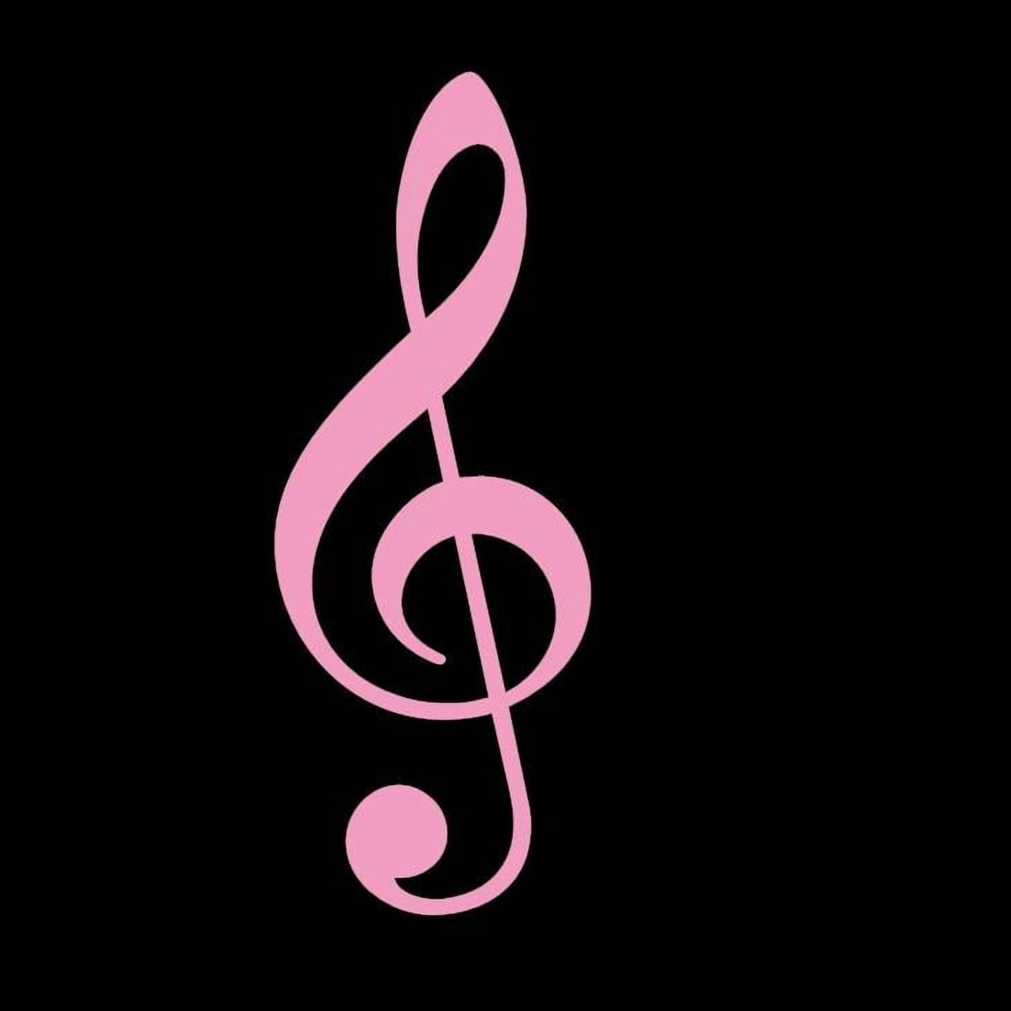 Treble Clef Musical Notes Vinyl Decal Sticker UV & Waterproof Bumper ...