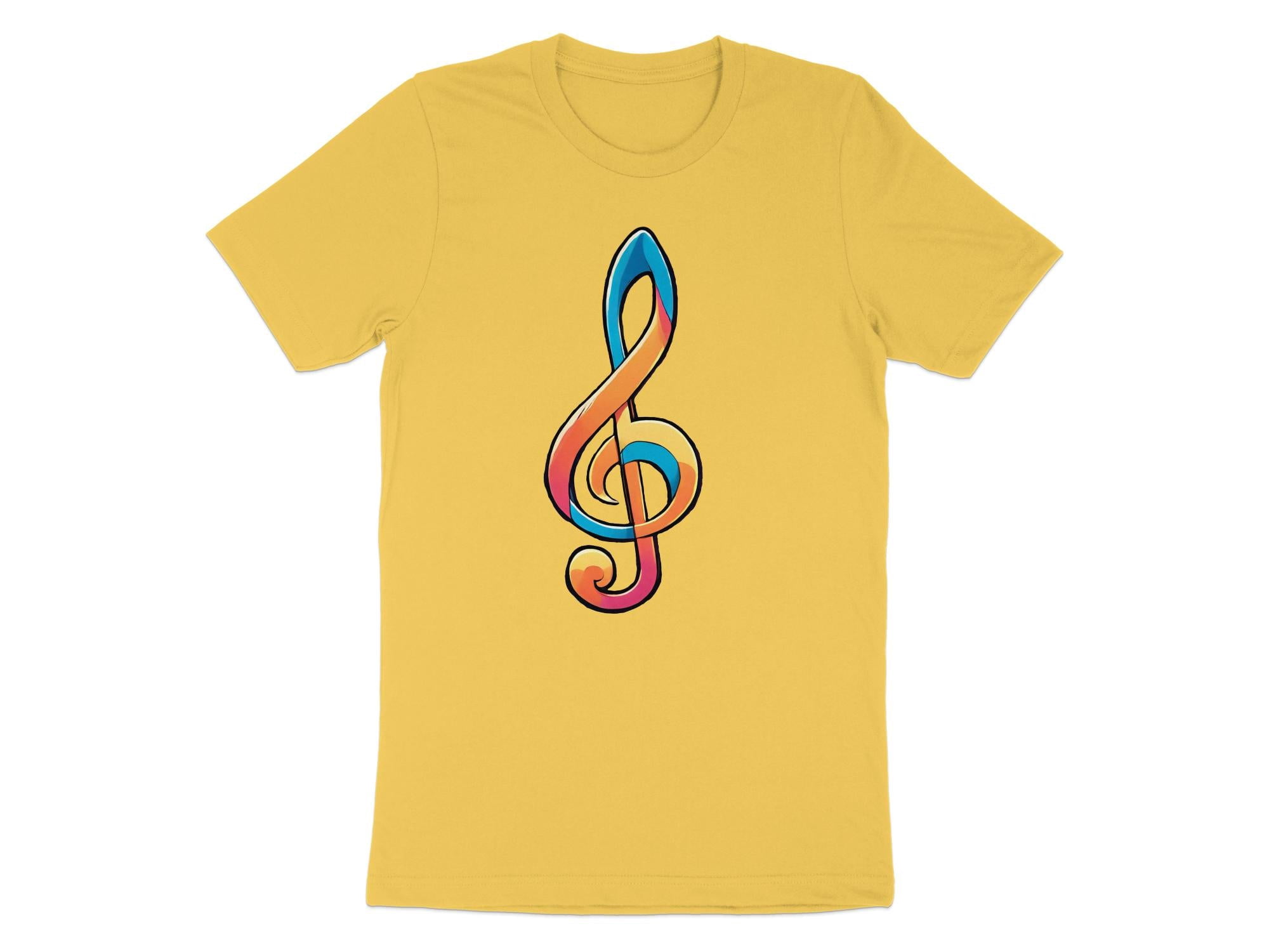 Treble Clef Musician Music Notes Teacher Gift for Men Women T-Shirt ...