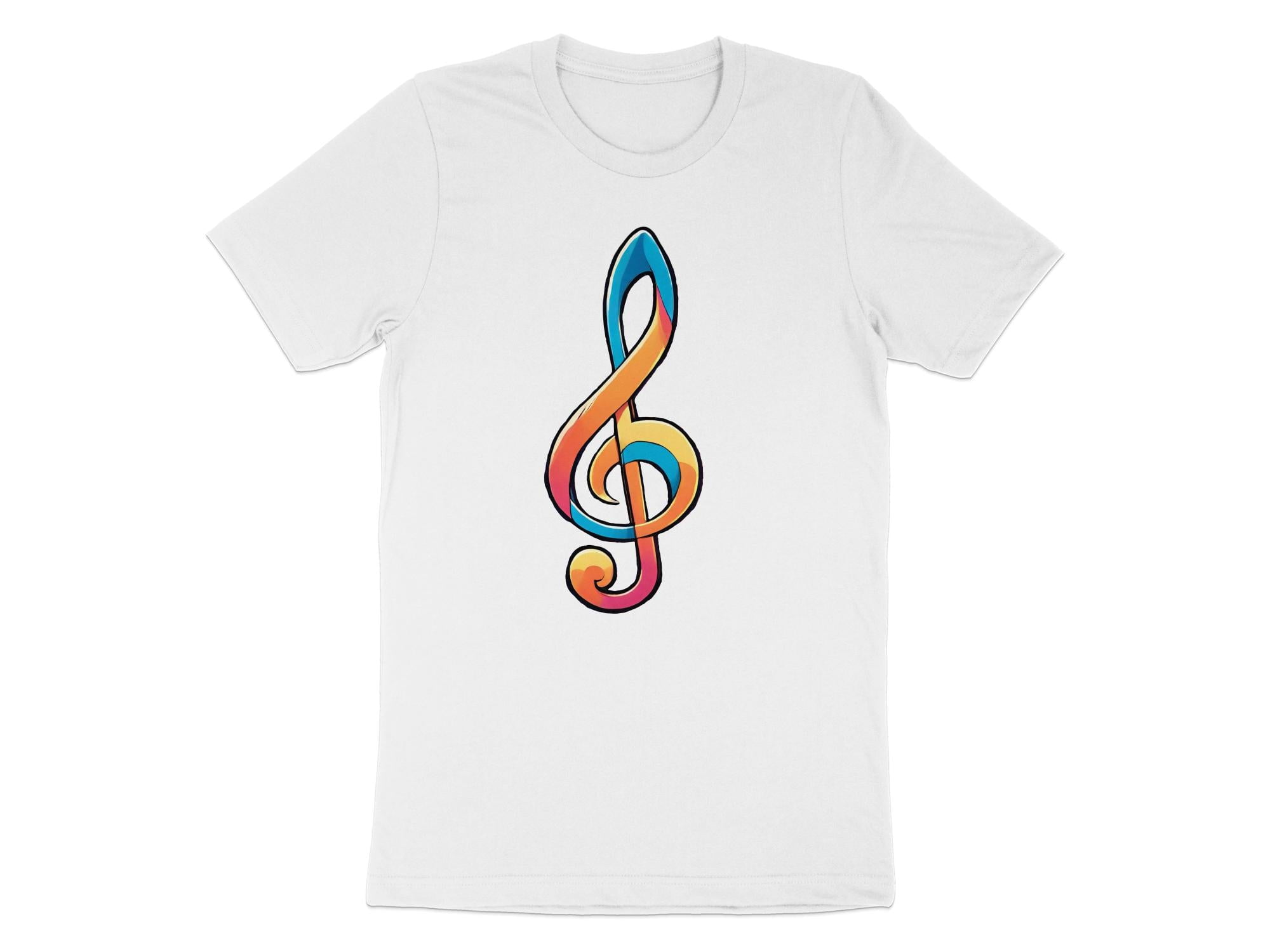 Treble Clef Musician Music Notes Teacher Gift for Men Women T-Shirt ...