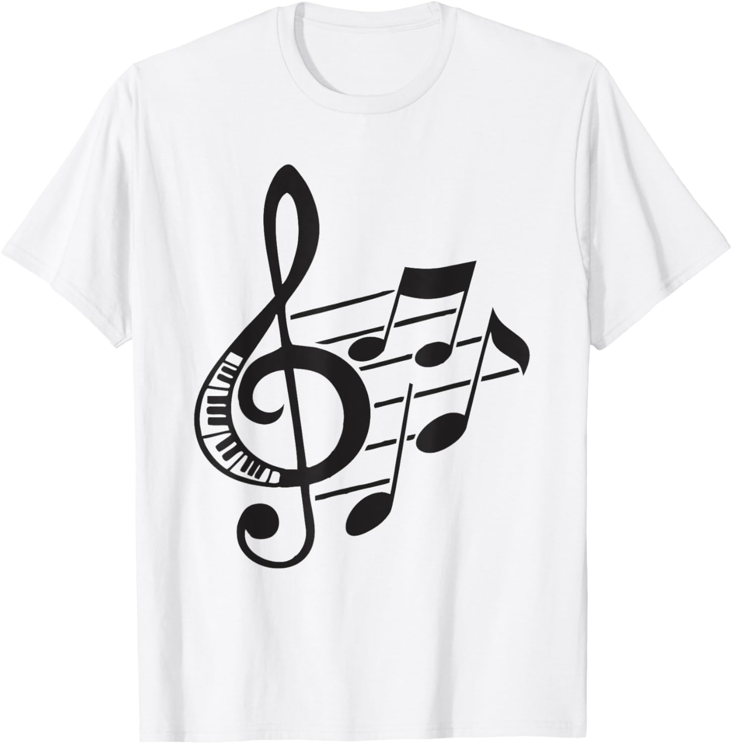 Treble Clef Piano, Treble Maker, Funny Musical Instrument 2 T-Shirt ...