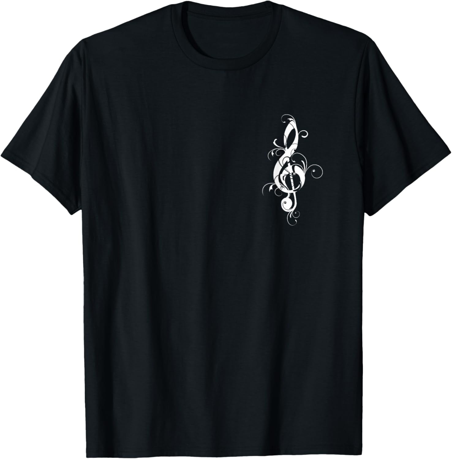 Treble Clef, Treble Clef, Floral, Musical Note T-Shirt - Walmart.com