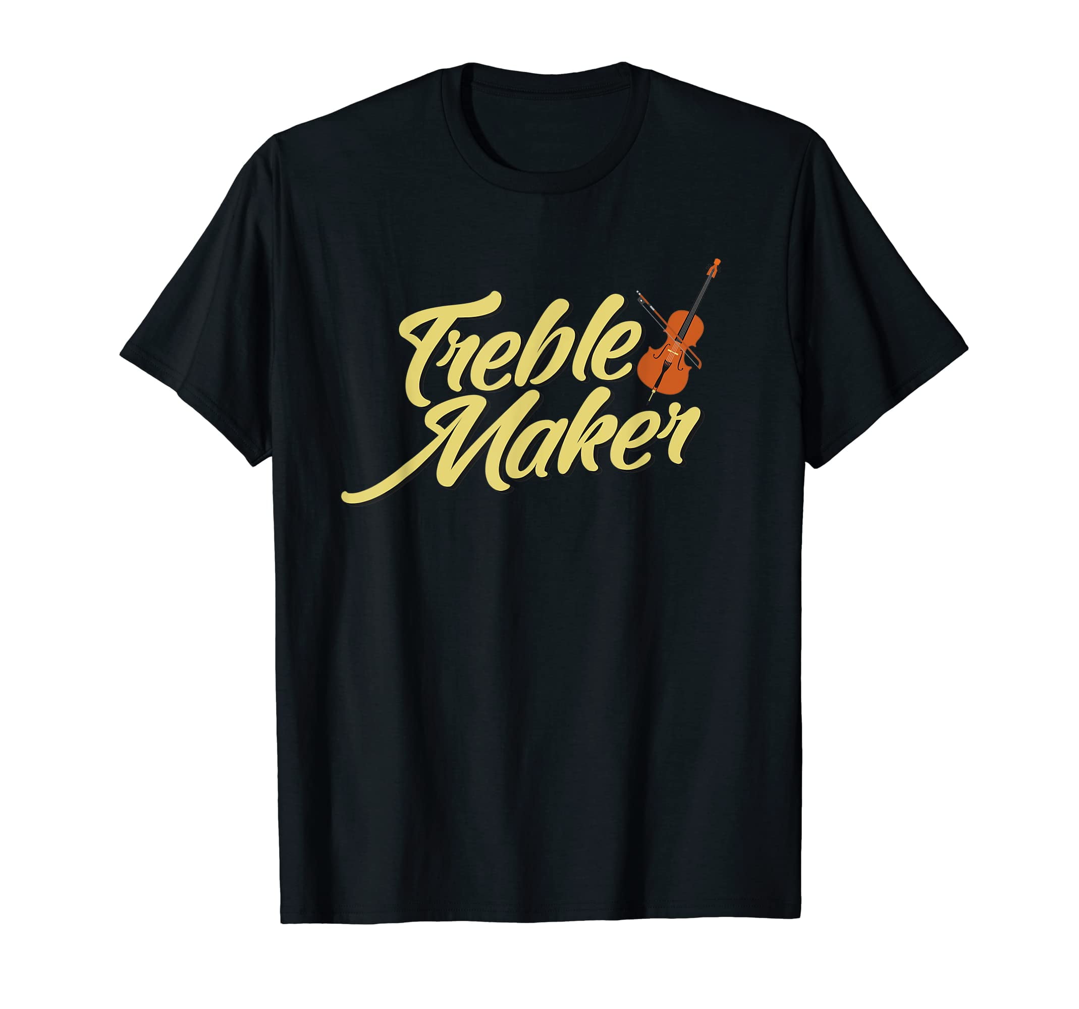 Treble Maker Fiddle Violin T-Shirt - Walmart.com