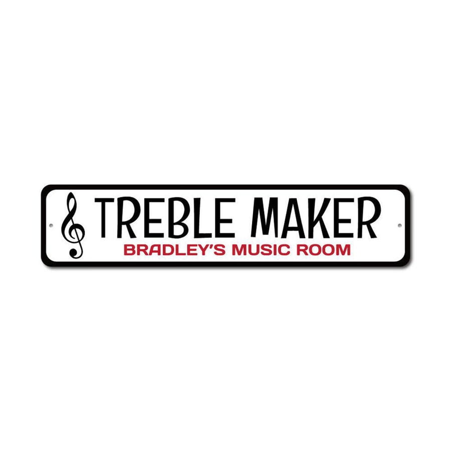 Treble Maker Sign Treble Clef Decor Musician Music Room Metal Decor ...