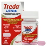 TREDA Ultra Fast Relief for Upset Stomach Diarrhea Nausea Heartburn 24 ...