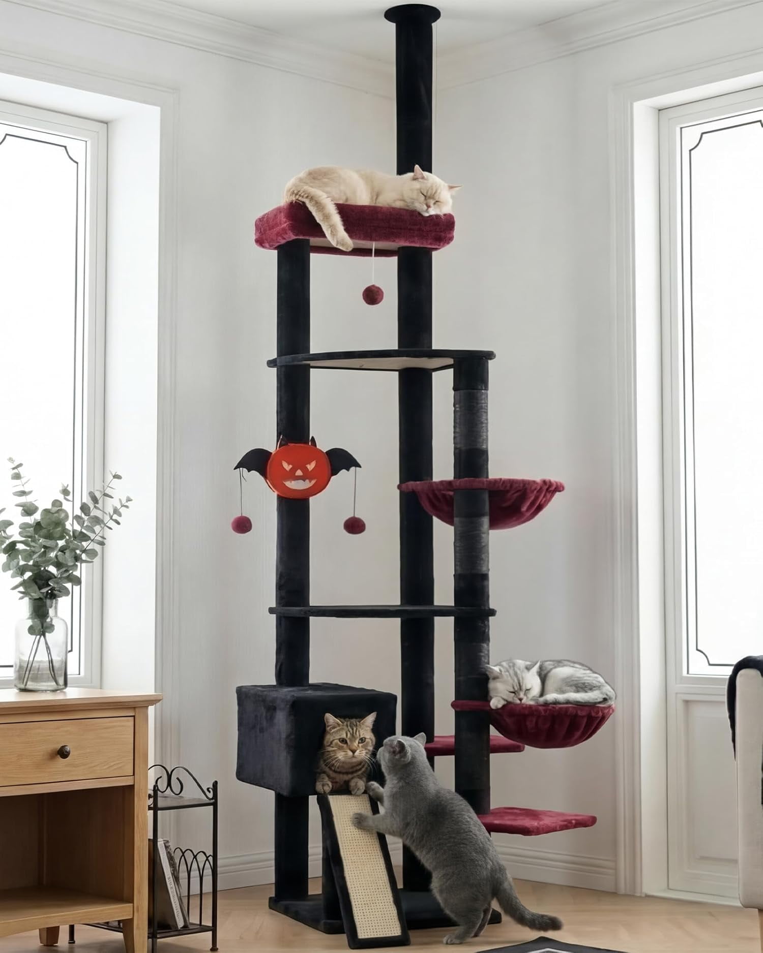 Tree 92.5-104.3 with Hammock, Floor to Ceiling Gothic Condo, Tall ...