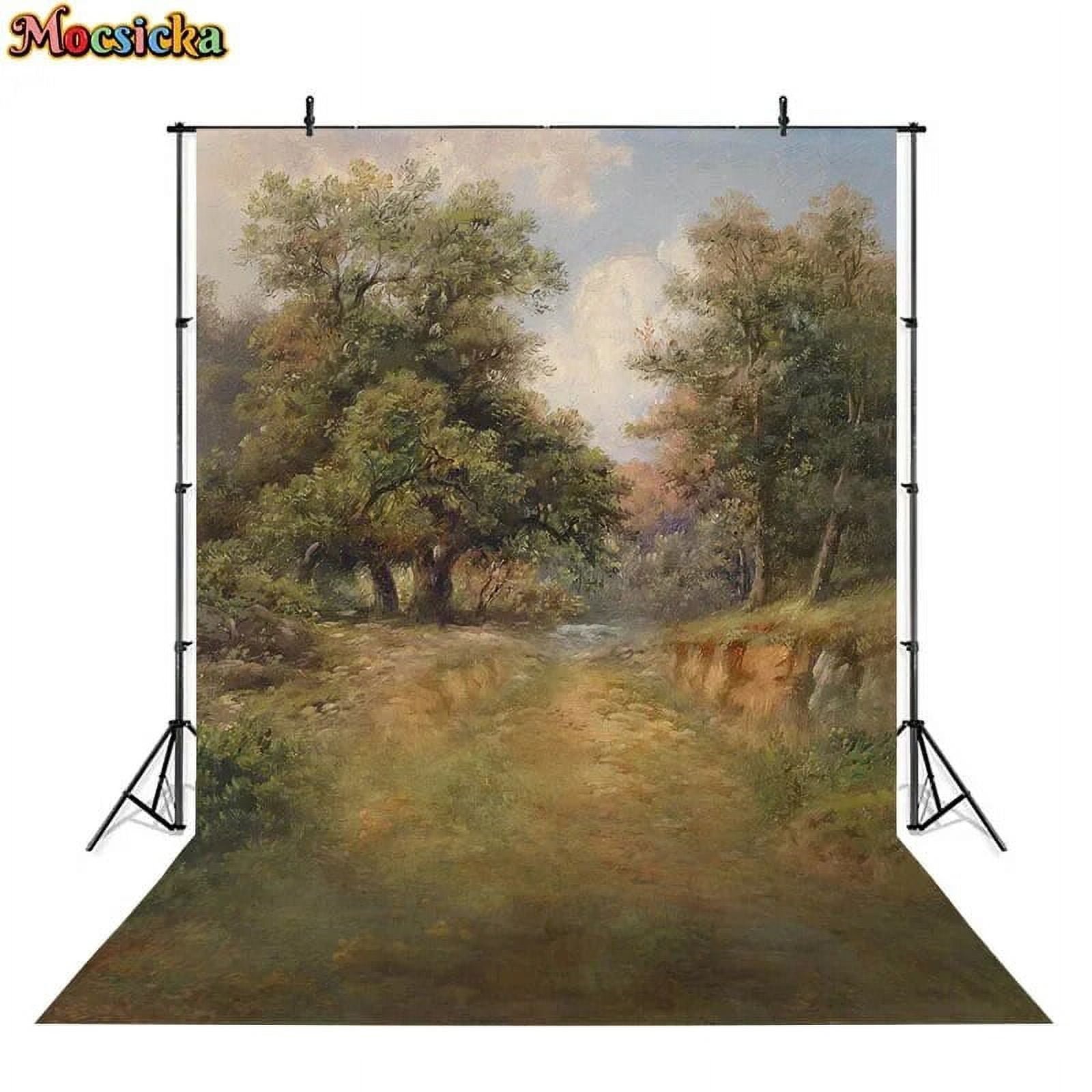Tree Abstract Photography Background Oil Painting Family Backdrop ...