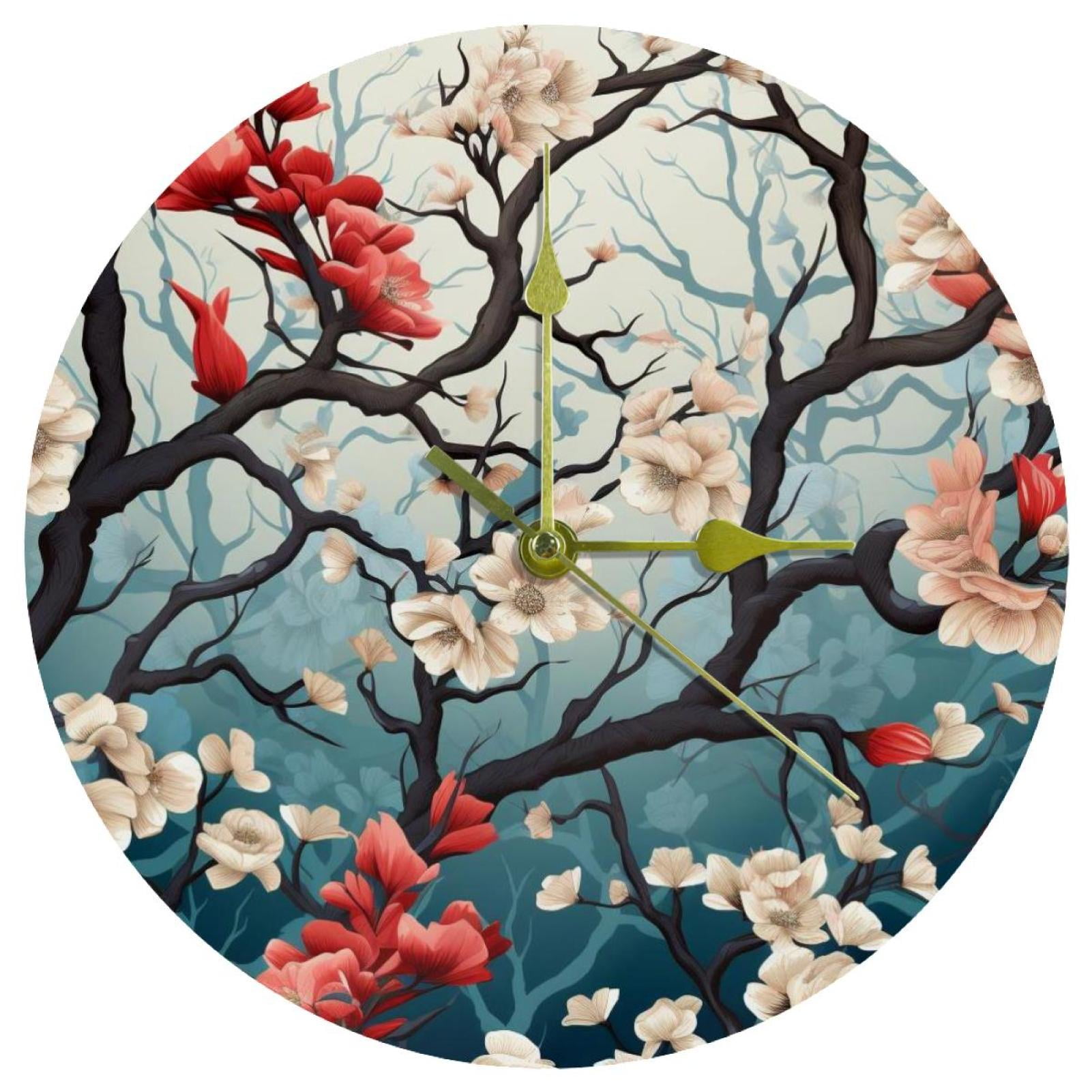 Tree Acrylic Circular Wall Clock - Unique Design, Modern Style - 200 ...