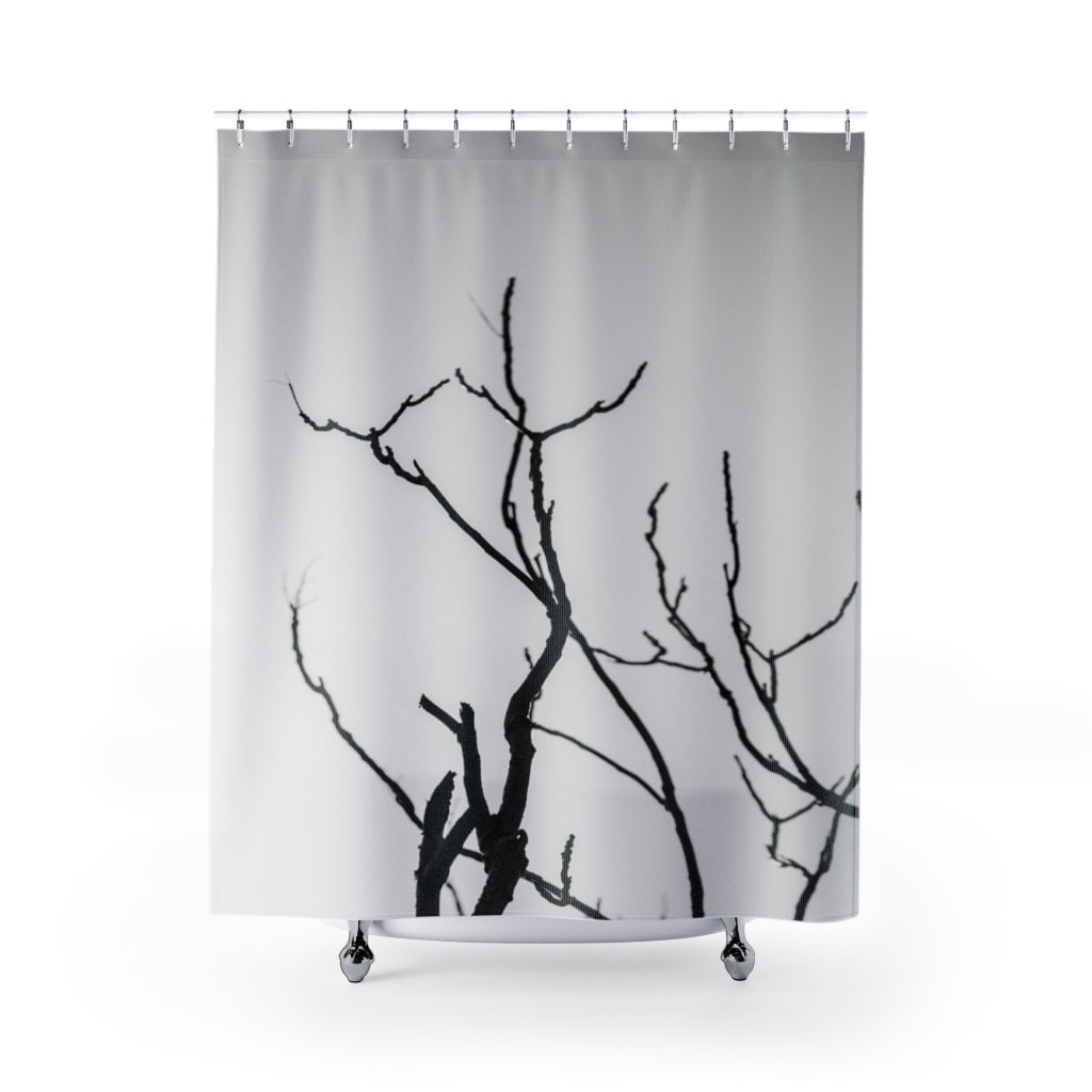 Tree Againts Sky Premium 71"x74" Waterproof Shower Curtain for Stylish ...
