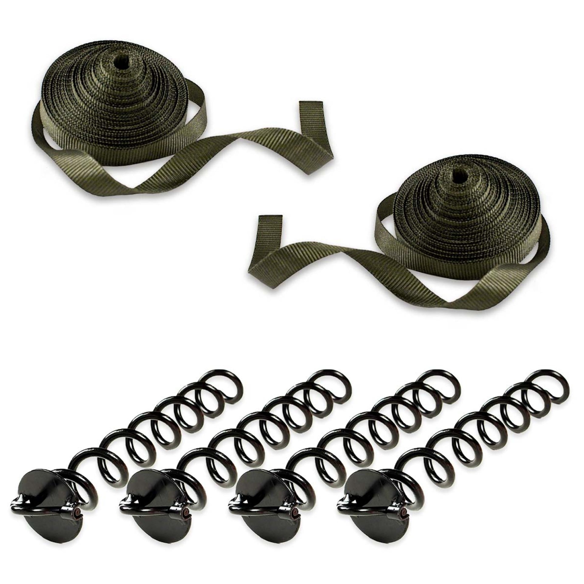 Tree Anchor Kit: Includes 4 Ground Anchors and 2 Tree Staking and ...