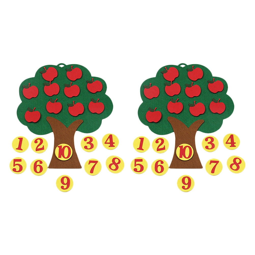 Tree Apple Counting Game for Toddlers - 2 Sets - Walmart.com