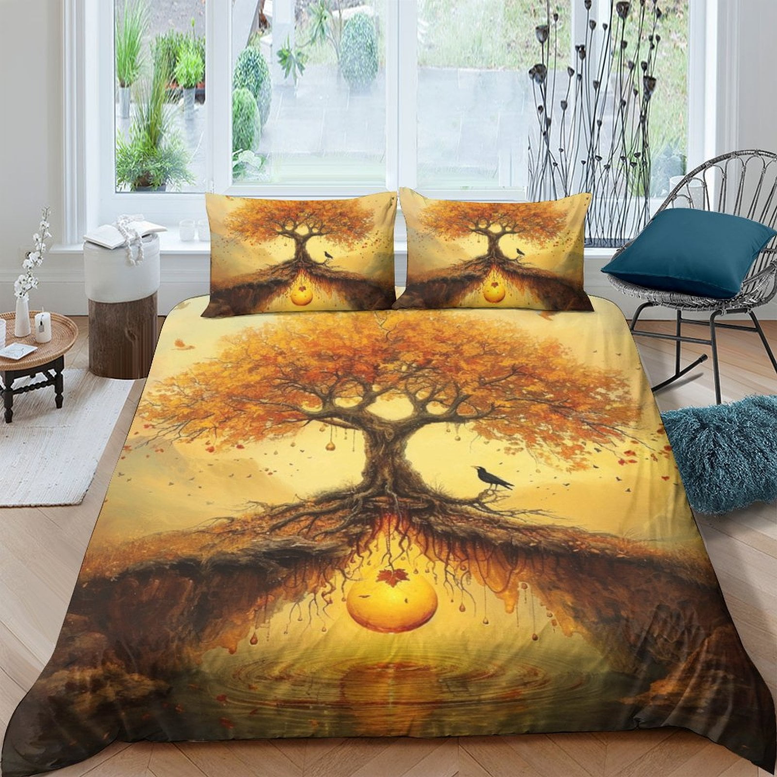 Tree Bedding Set Comforter Covers 3D Printed Quilt Cover Duvet Cover ...