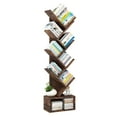 Tree Bookshelf 8-Tier Floor Standing Tree Bookcase, Utility Organizer ...