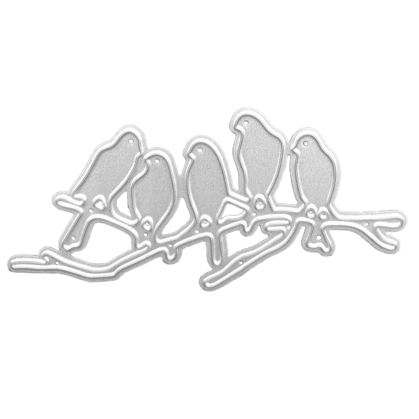 Tree Branch Bird Metal Cutting Dies Stamps Crafts Template Mold ...