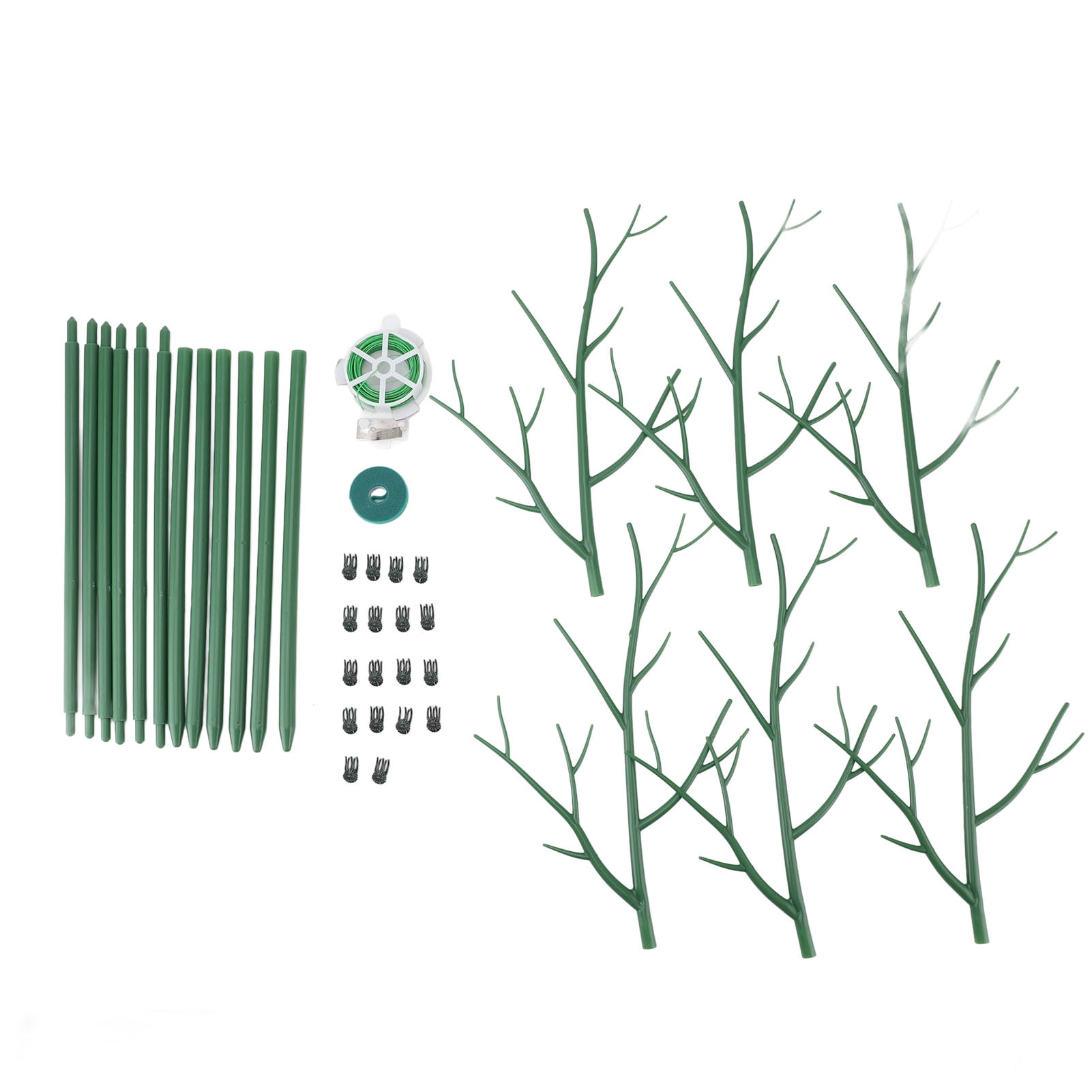 Tree Branch Plant Stakes, Green Plant Support Stakes Sturdy For Potted ...