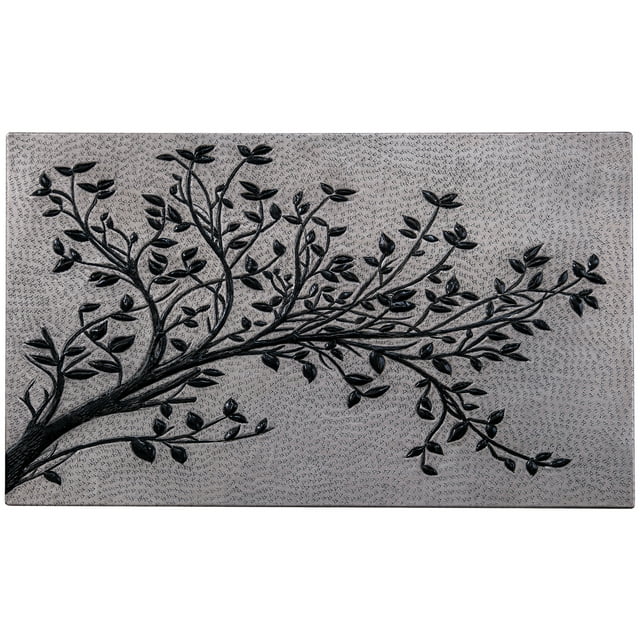 Tree Branches Backsplash Tile - 18"x30" Gray&Black - Walmart.com