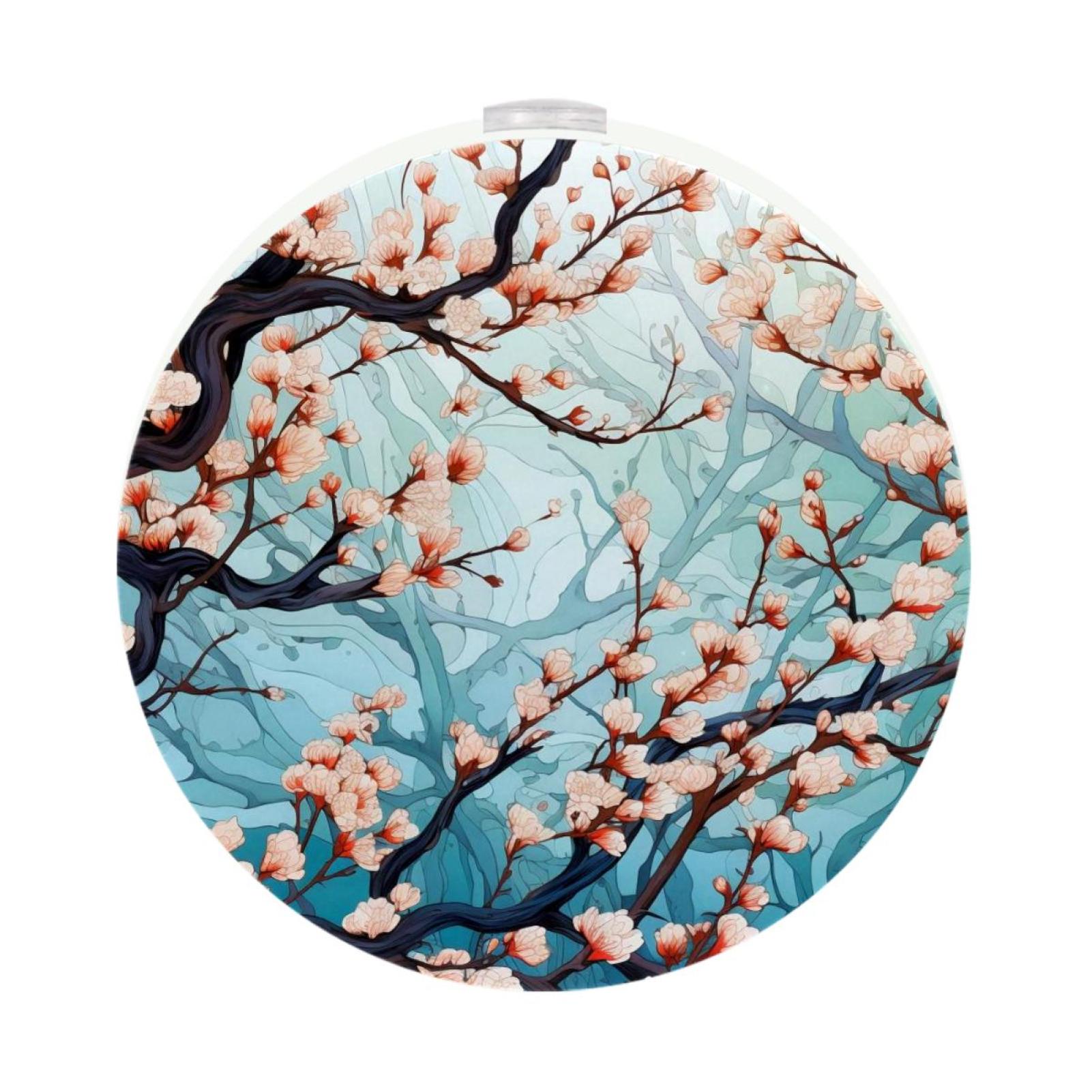 Tree Bright and Compact LED Round Night Light - Set of 2, Energy ...