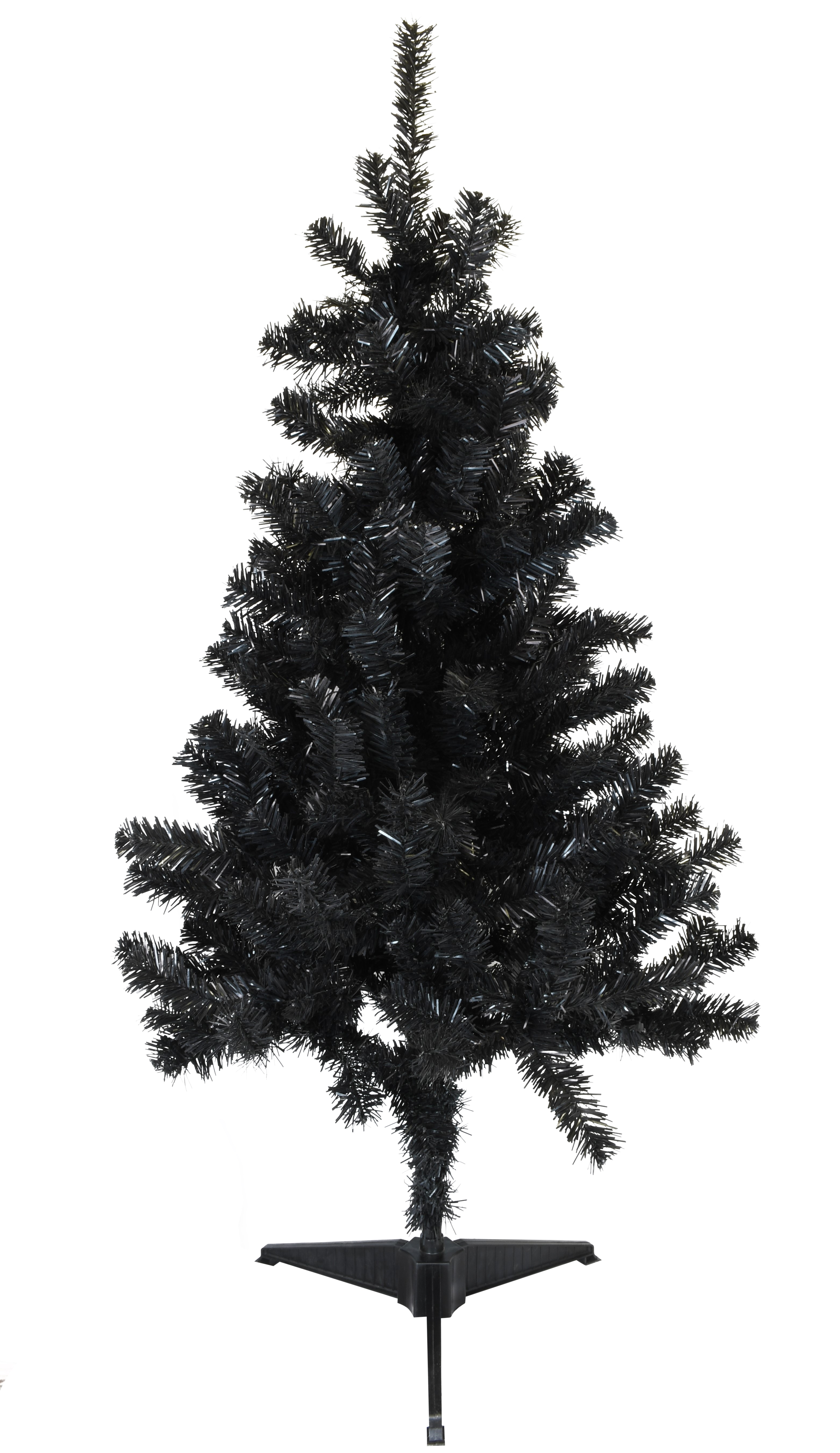 Tree Buddees Black Halloween / Christmas Tree 4 Feet Tall Decoration ...