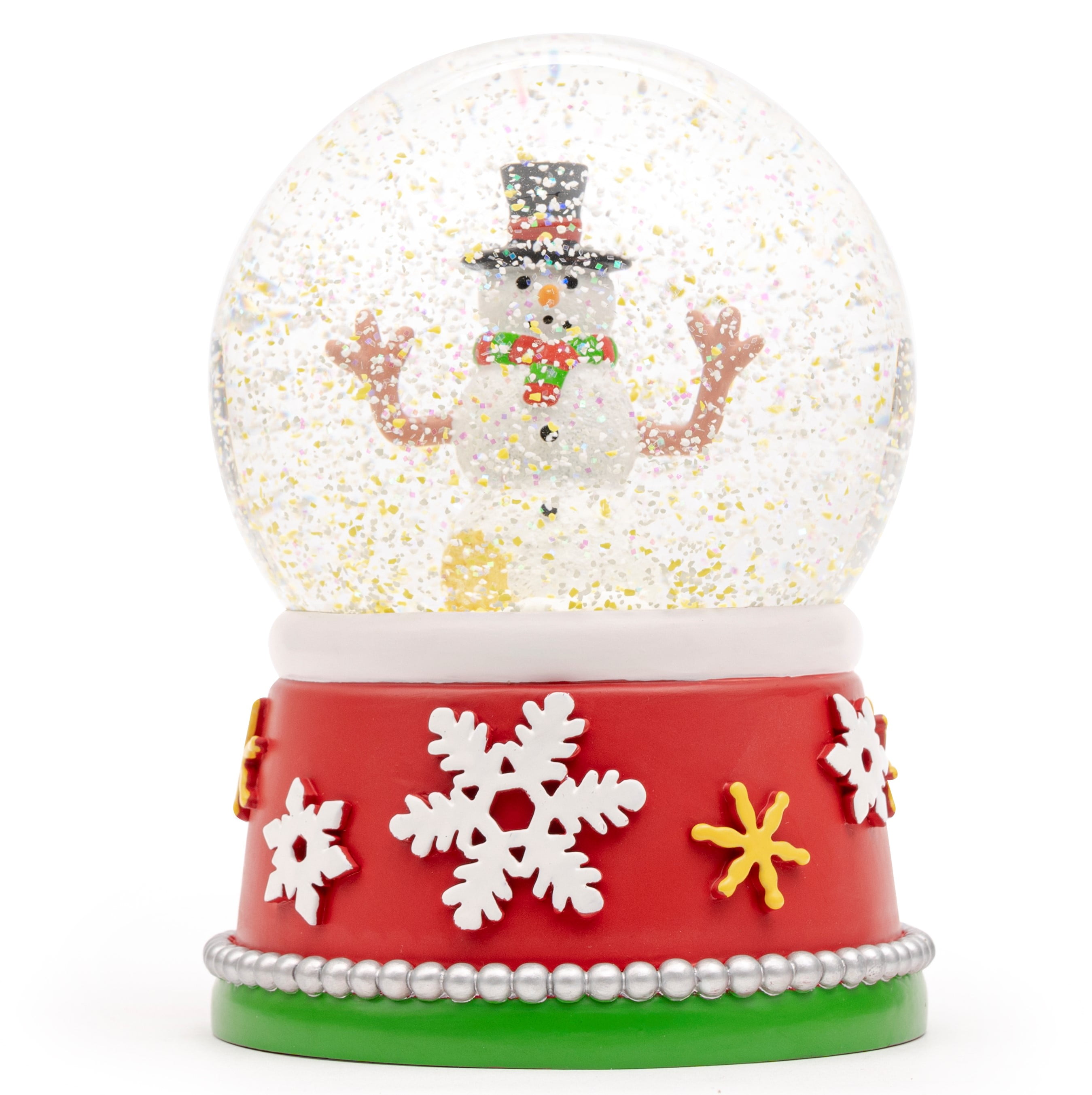 Tree Buddees Pee on Snowman Funny Christmas Snow Globe - Large 6.5 ...