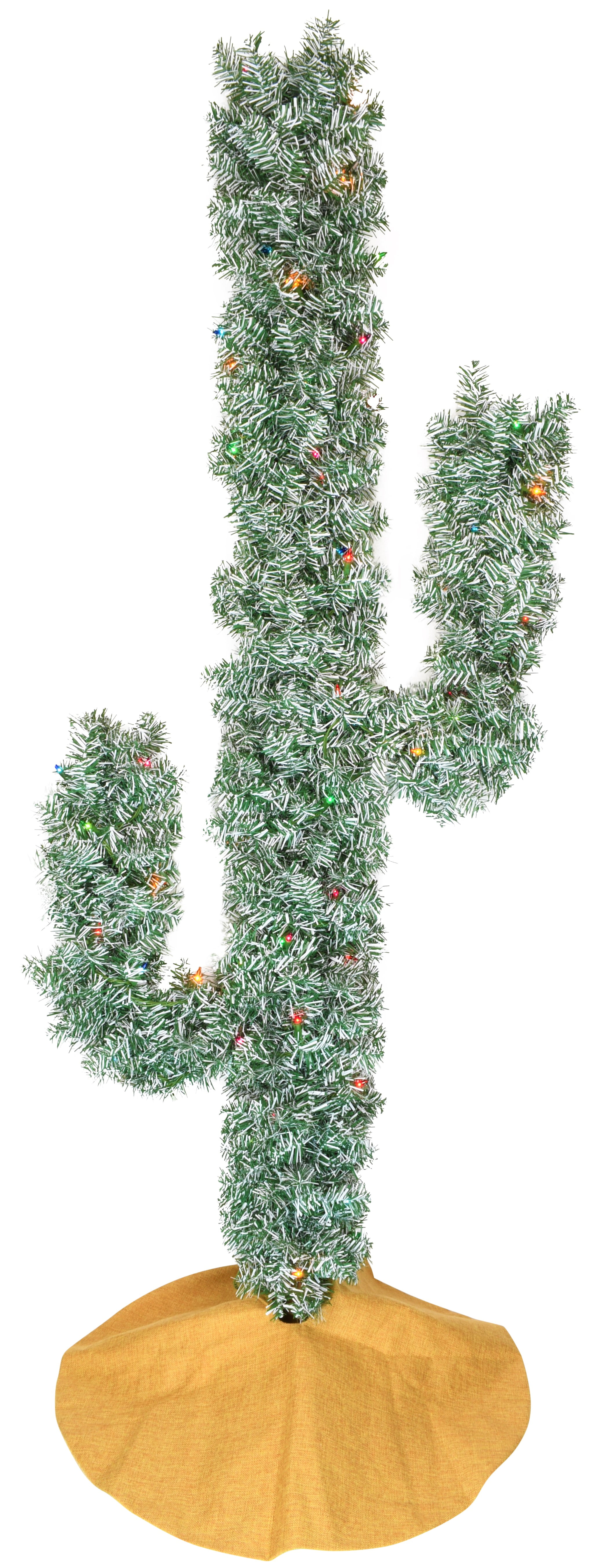 Tree Buddees Pre-lit LED Lights Cactus Christmas Tree 6 Foot Tall ...