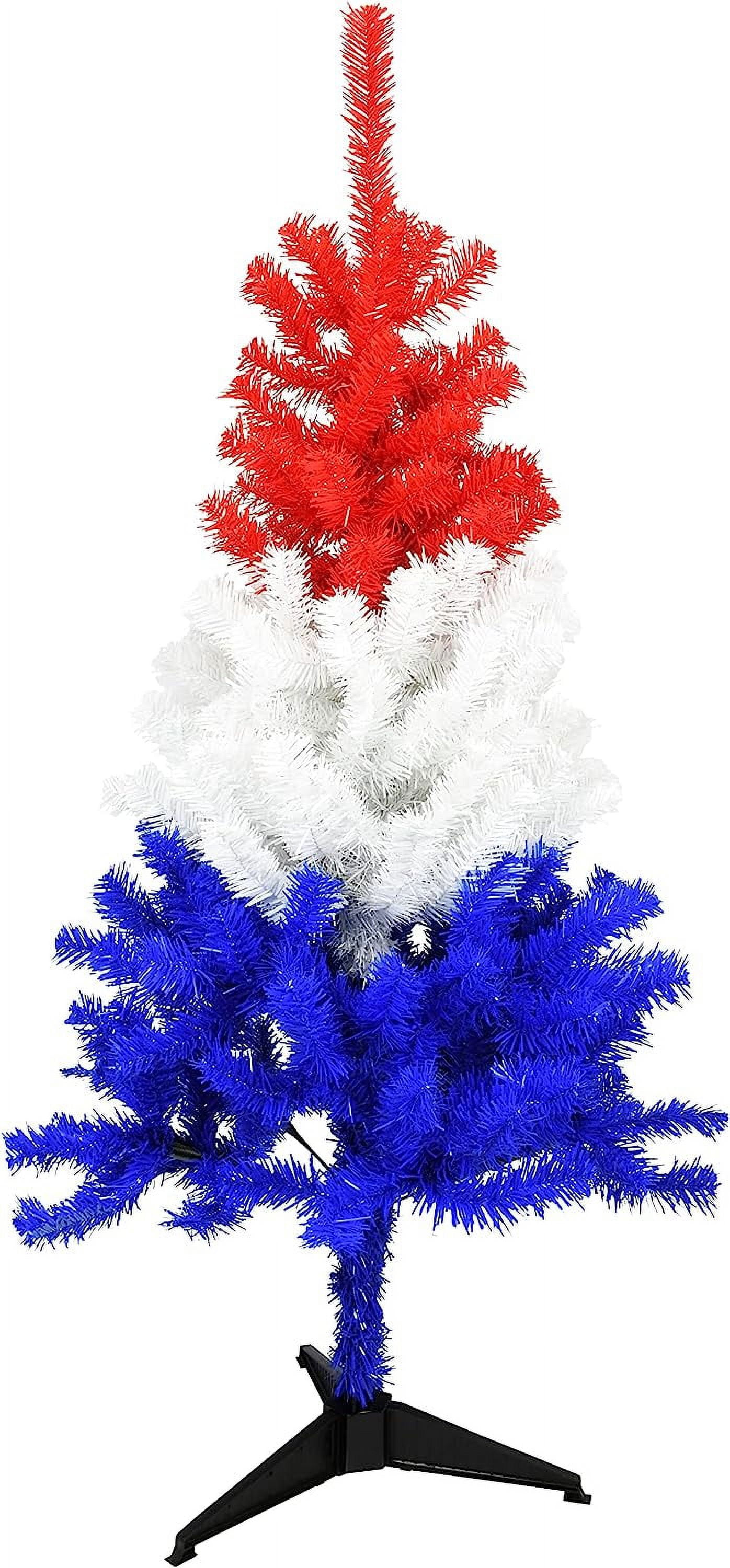Tree Buddees Red White and Blue Patriotic Christmas 4 Foot Tall Tree ...