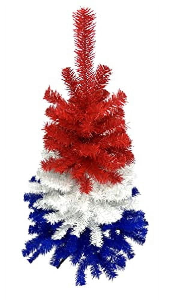Tree Buddees Red White and Blue Patriotic Christmas 4 Foot Tall Tree ...