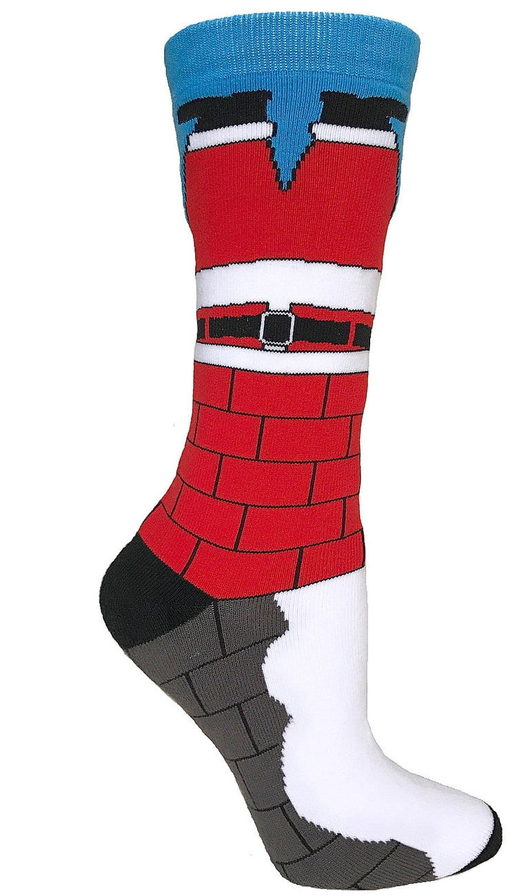 Tree Buddees Unisex Adult - Santa Stuck In The Chimney Funny Christmas ...