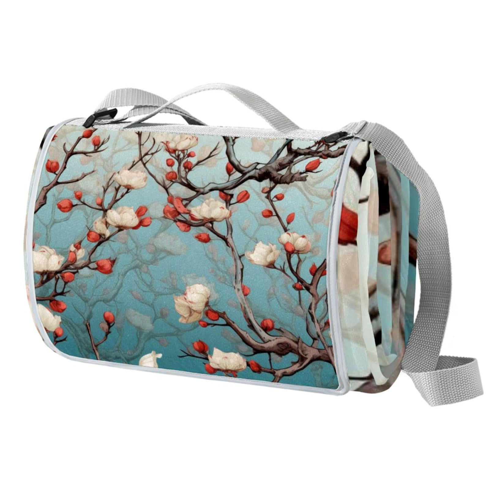 Tree Canvas Picnic Blanket Outdoor Waterproof Portable Mat for Camping ...