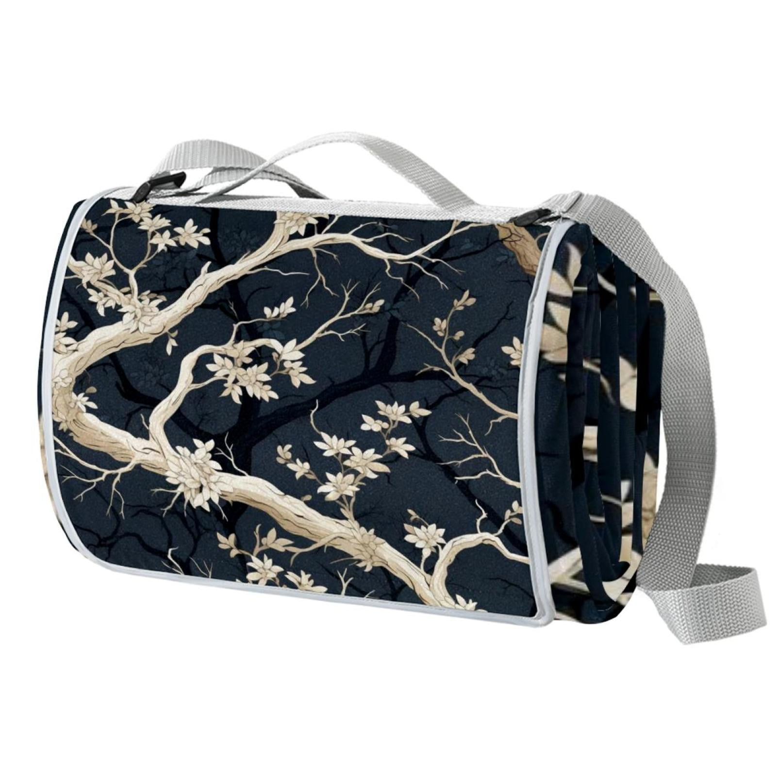 Tree Canvas Picnic Blanket Outdoor Waterproof Portable Mat for Camping ...