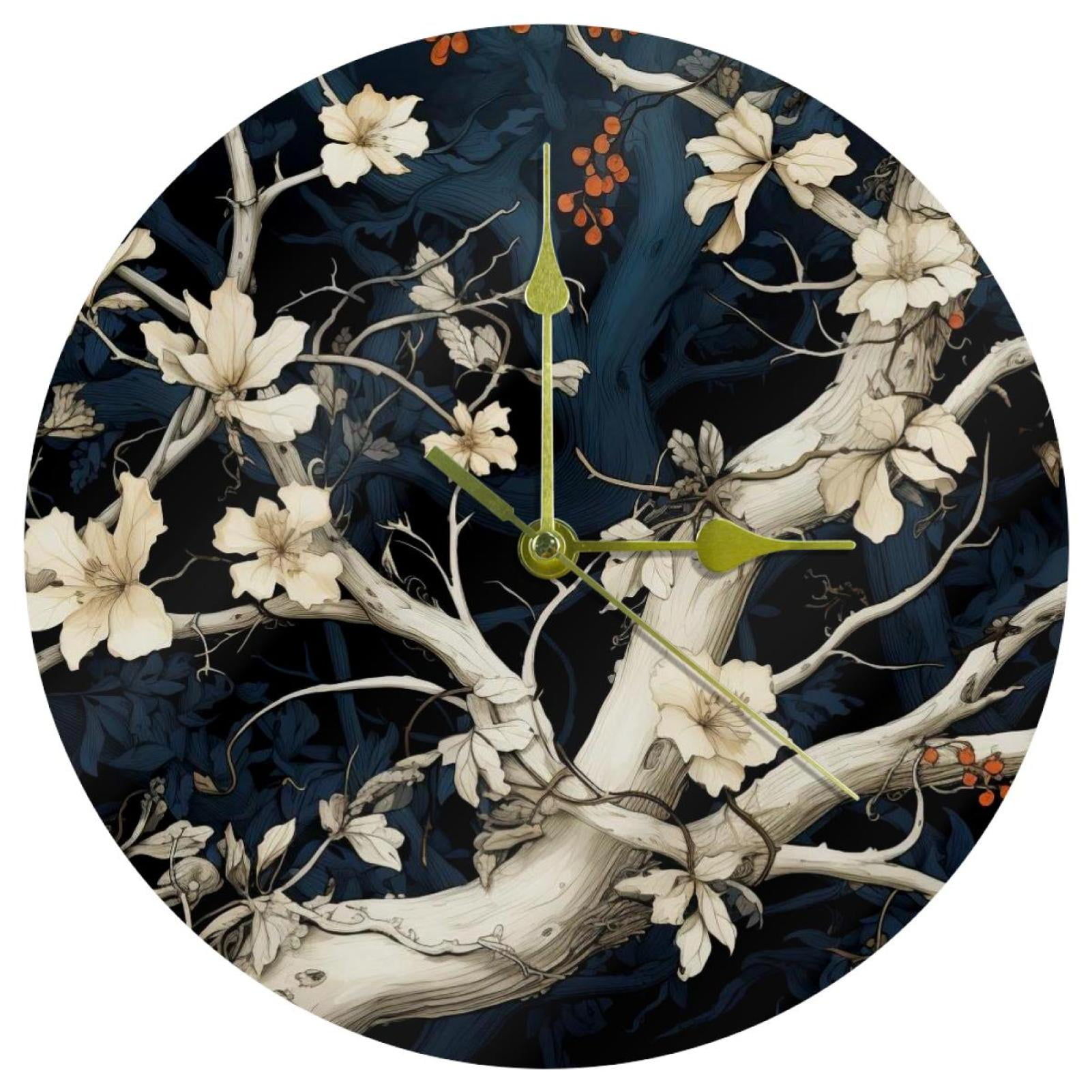 Tree Circular Acrylic Wall Clock - Elegant and Stylish Timepiece for ...