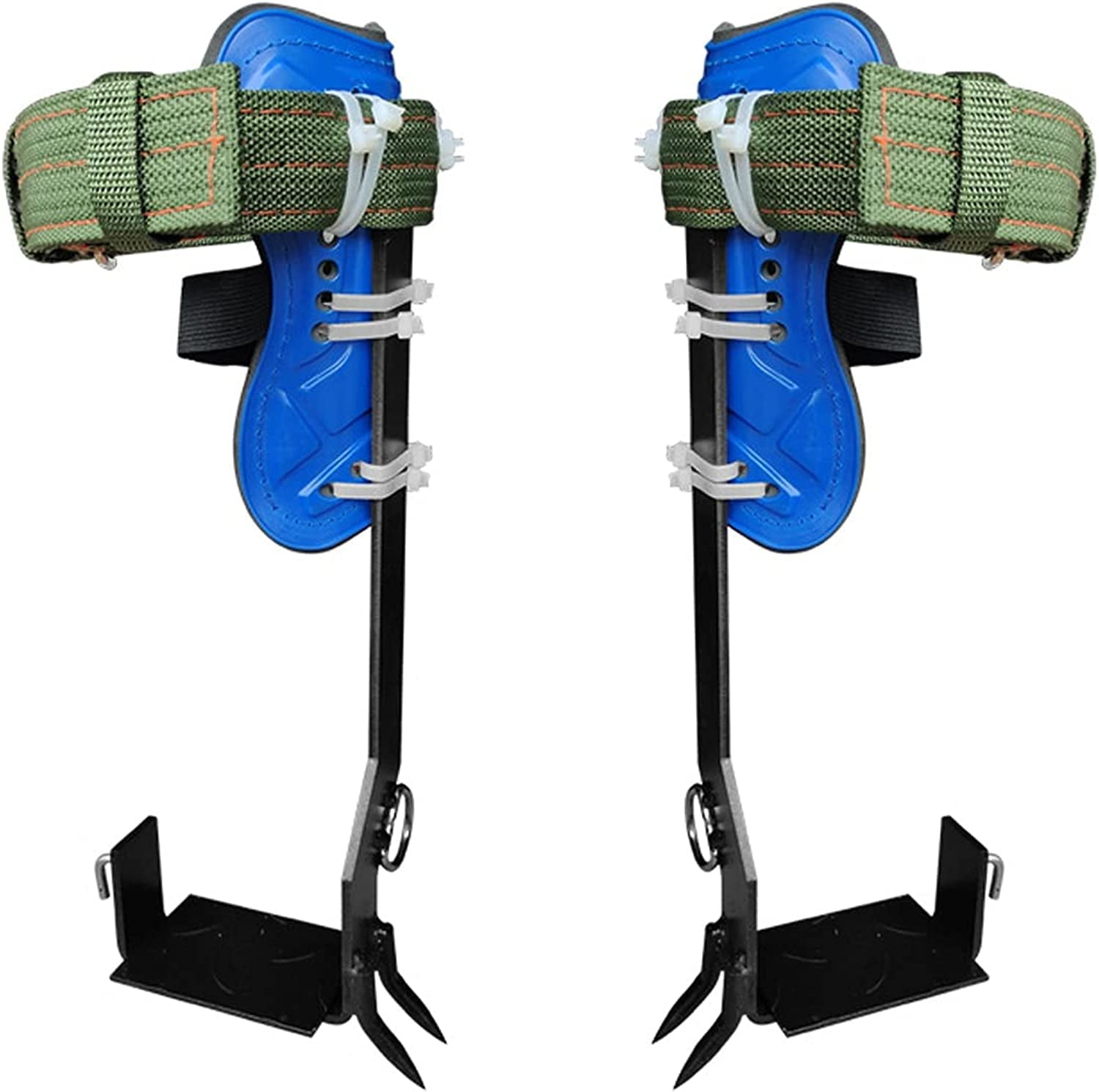 Tree Climbing Spike Set With Adjustable Safety Harness Belt Straps ...