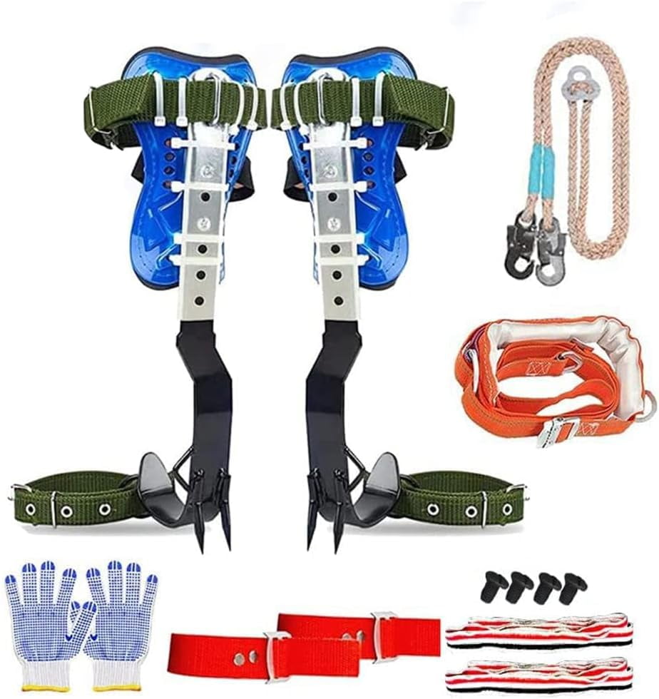 Tree Climbing Spike, Tree Climbing Spike Set 2 Gears Non-Slip Tree ...