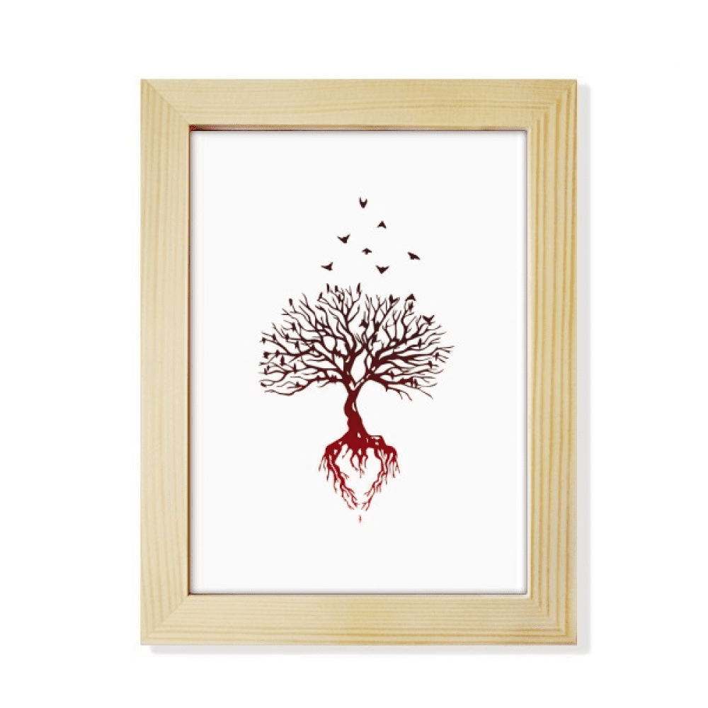 Tree Crow Flying Root Art Deco Fashion Desktop Adorn Photo Frame ...