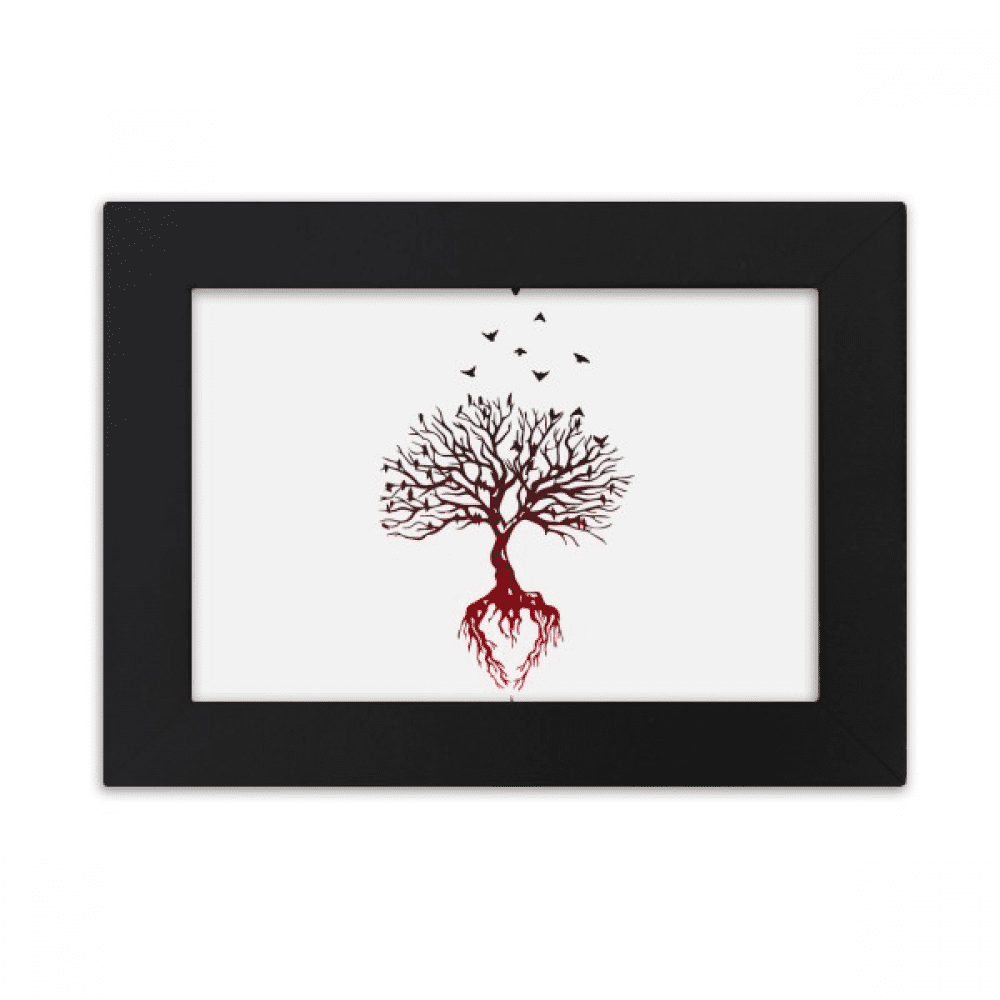 Tree Crow Flying Root Art Deco Fashion Desktop Photo Frame Ornaments ...