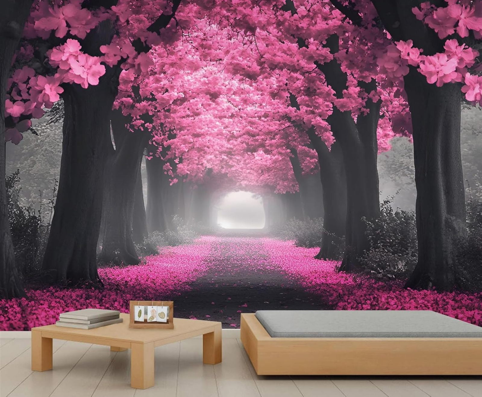 Tree Custom Mural - Creative Flower Tree Wall Wallpaper, Nature 3D Wall ...