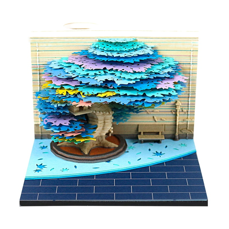 Tree Desk Calendar 2025 Calendar Memo Pad Creative Desk Calendar DIY ...