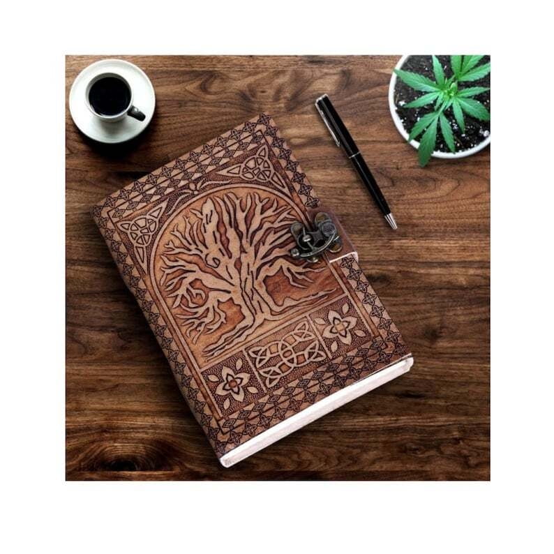 Tree Embossed Leather Journal - Walmart.com