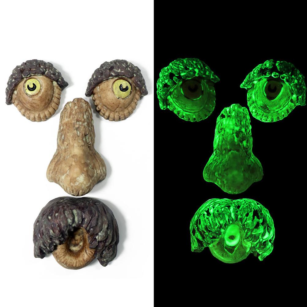 Tree Face Decor Funny Garden Decor Tree Hugger Art Glowing in The Dark ...