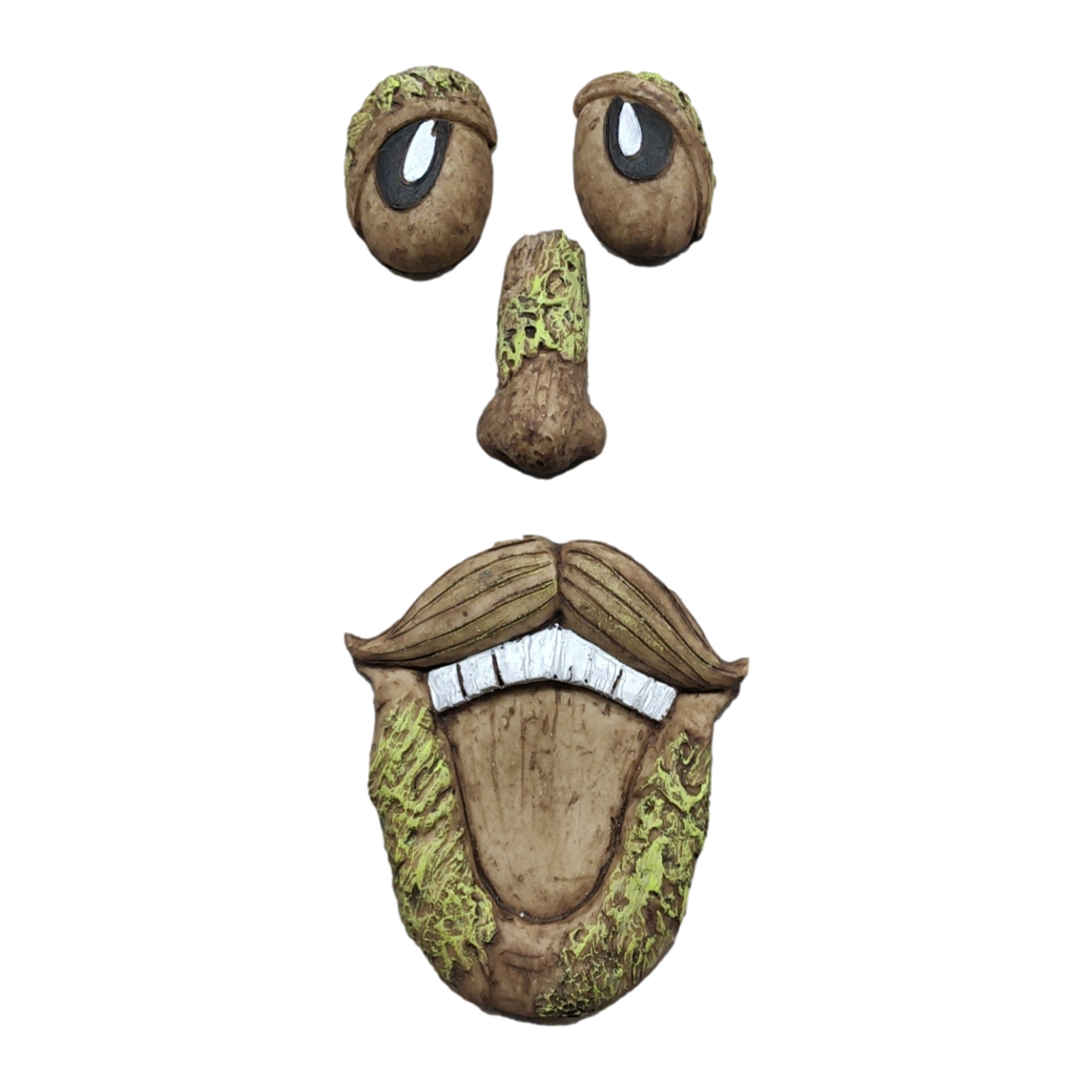Tree Face Decoration Bark Ghost Face Facial Features Decoration Props ...