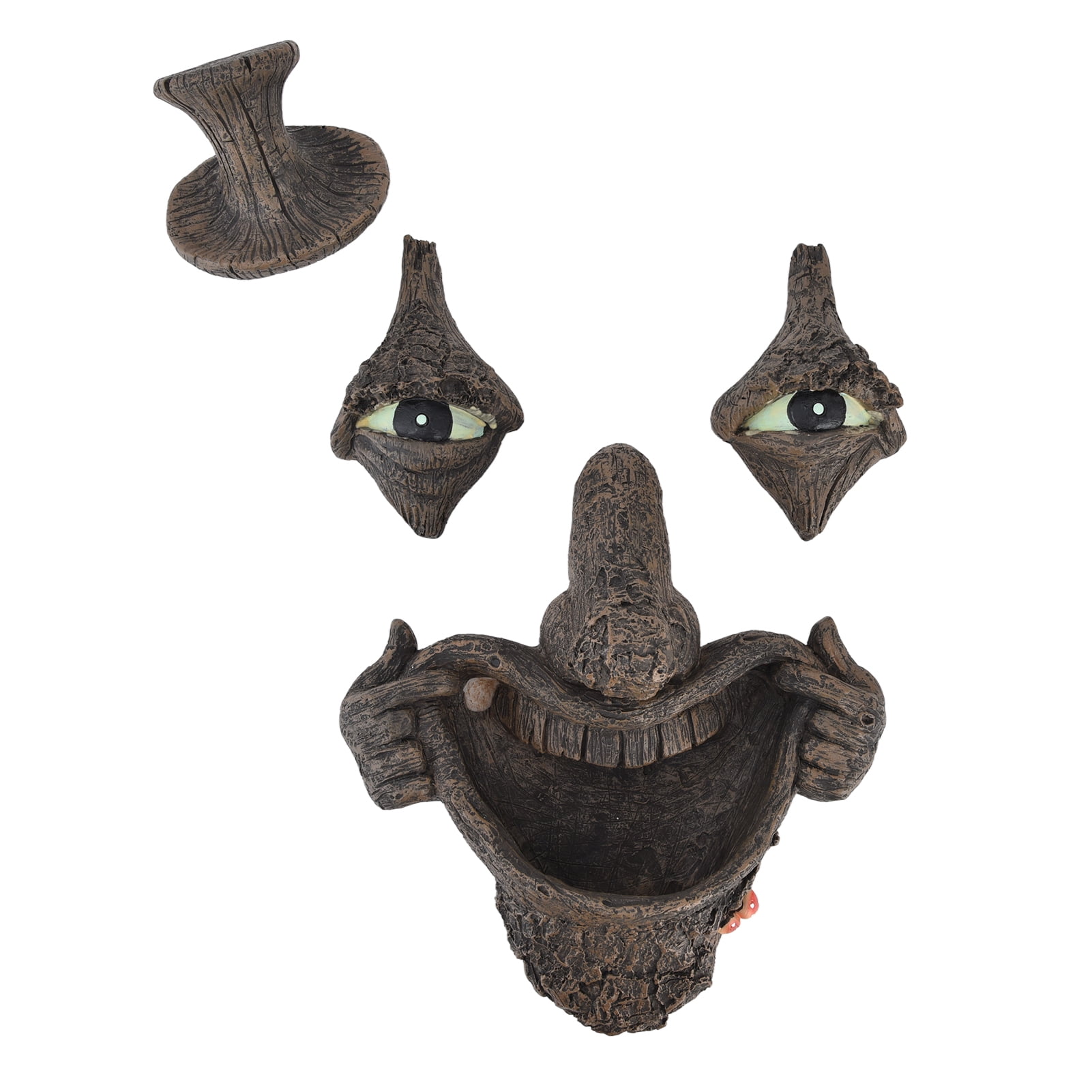 Tree Face Outdoor Statues Tree Face Sculpture for Outdoor Yard Forest ...