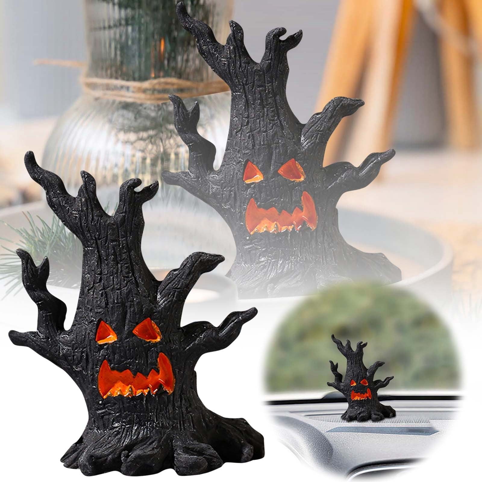 Tree Faces Tree Monstéŕ Figurine | Realistic Tree Statue | Tree Face ...