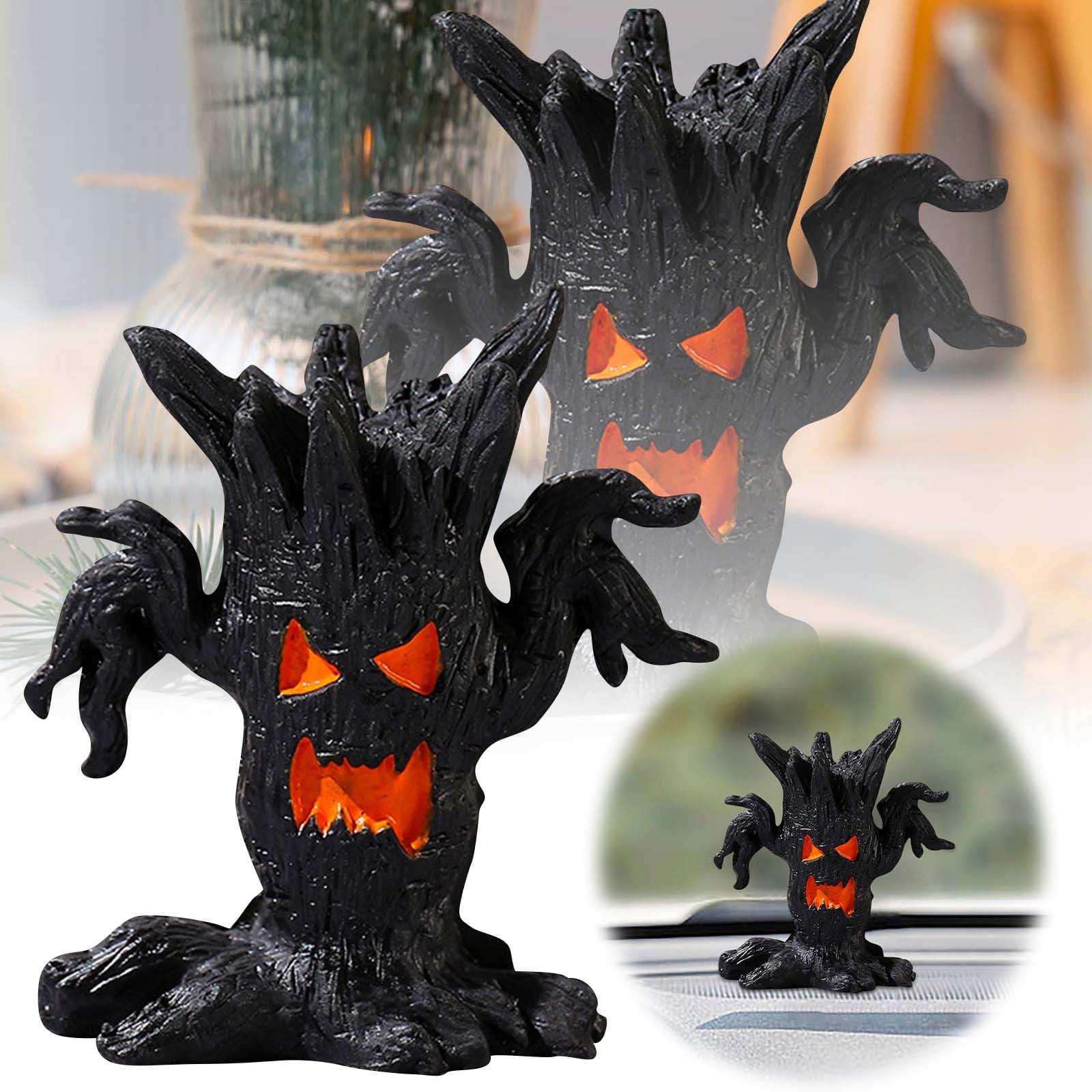 Tree Faces Tree Monstéŕ Figurine | Realistic Tree Statue | Tree Face ...