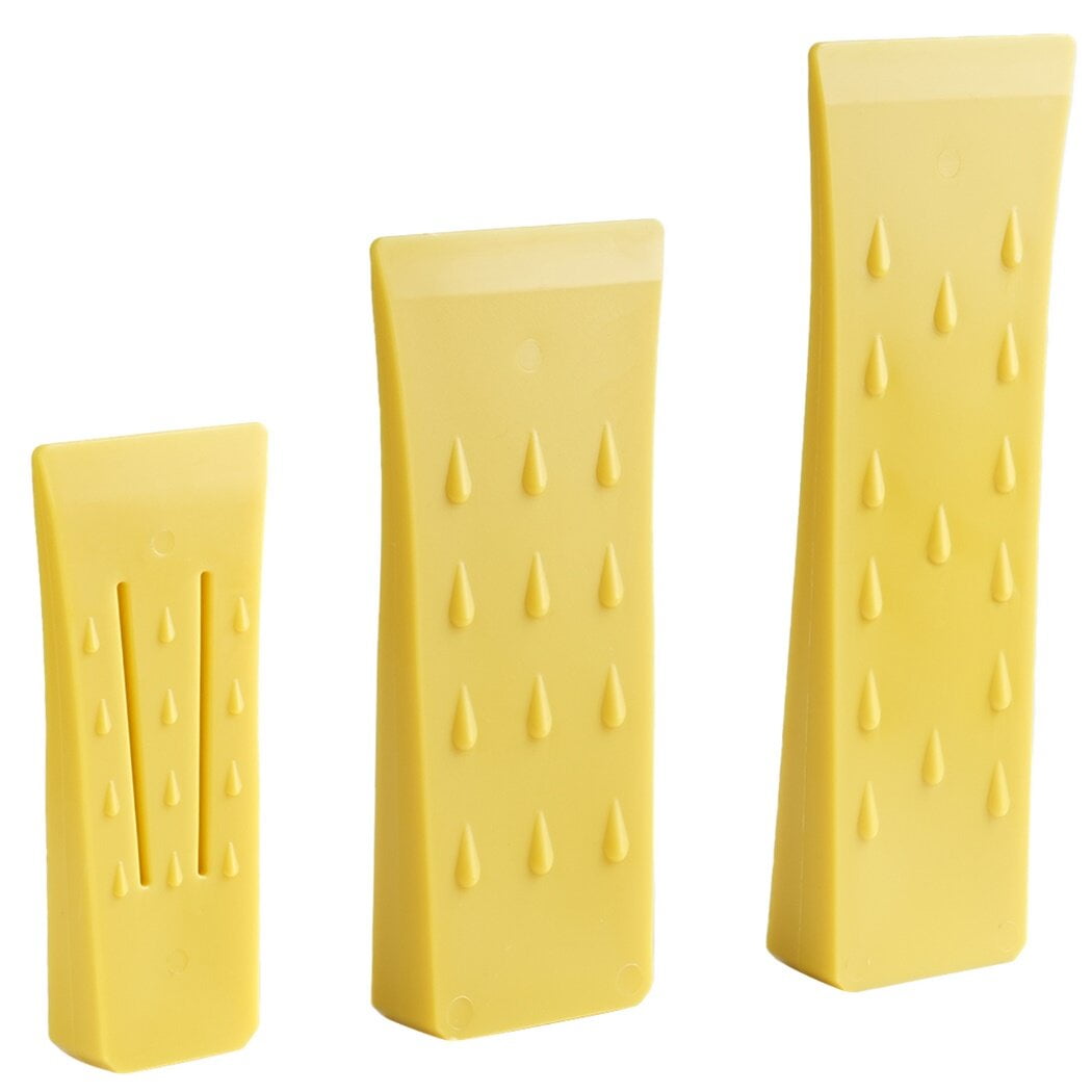 Tree Felling Wedges, 3 Pcs Tree Cutting Angled Wedges 15/20/25cm, Solid ...