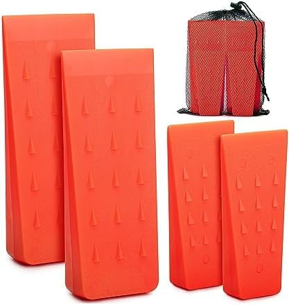 - Tree Felling Wedges with Spikes, 4Pack, 5.5" & 8" Wedges with Storage ...