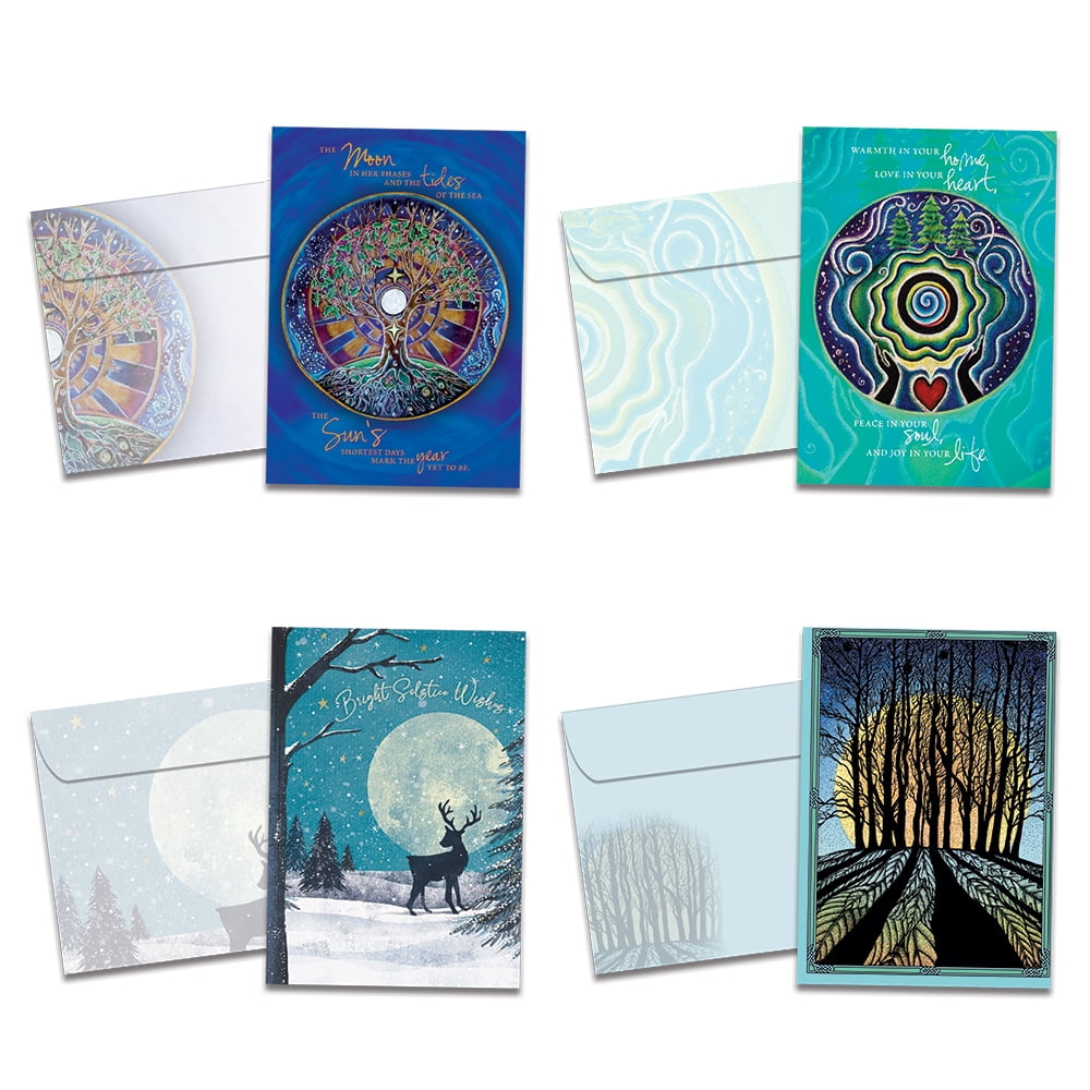Tree-Free Greetings 16 pack Card Assortment with matching envelopes,Eco ...