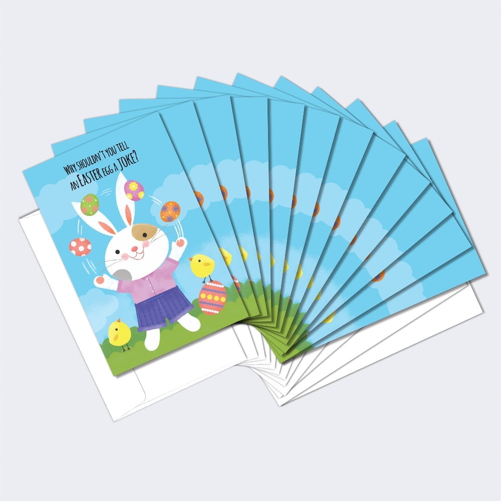 Tree-Free Greetings Easter Greeting Card 12 Pack, 4 x 6, Egg Joke ...