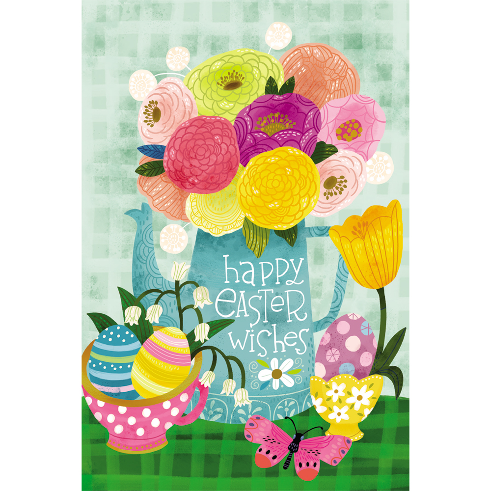 Tree-Free Greetings Easter Greeting Card 12 Pack, 4x6, Hope Love and Joy (FS54292) - Walmart.com