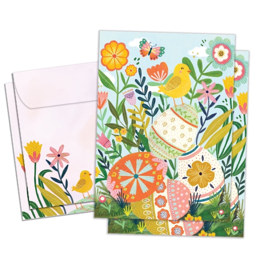 Tree-Free Greetings Easter Greeting Card 2 Pack, 5 x 7, Bright and ...