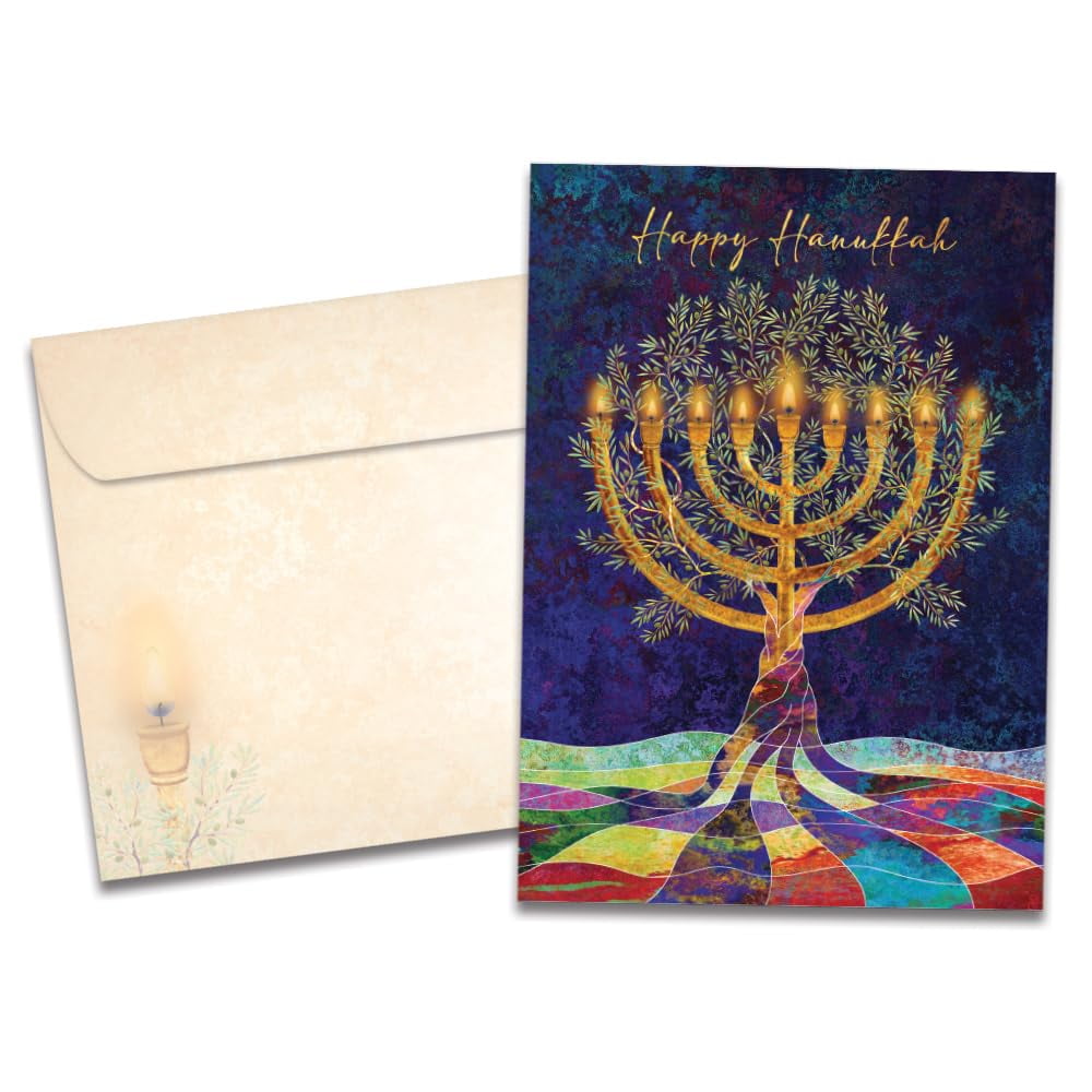 Tree-Free Greetings - Hanukkah Greeting Card - Artful Designs - 12 ...