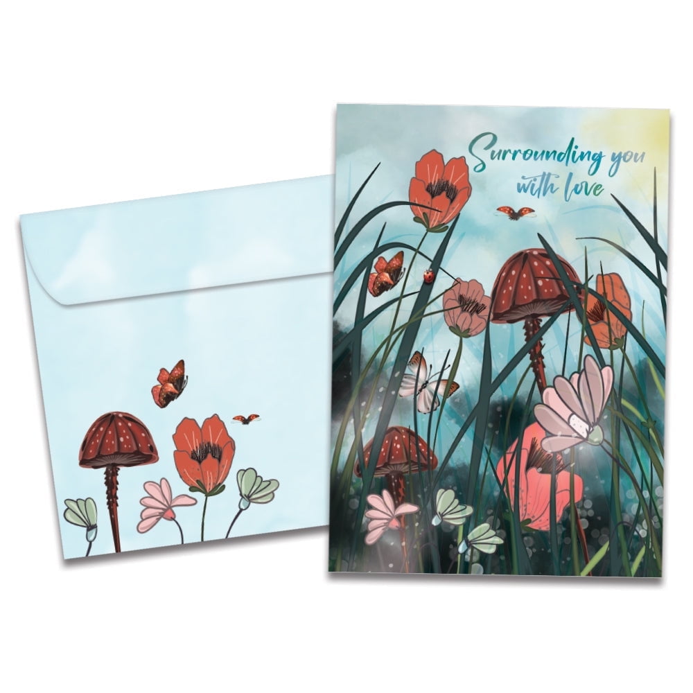 Tree-Free Greetings Just Because Greeting Card, 5x7, Surrounding with ...